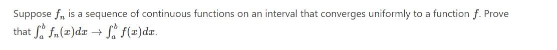 Solved Suppose fn is a sequence of continuous functions on | Chegg.com