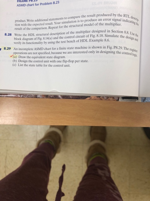 FIGURE P8.25 ASMD chart for Problem 8.23 product, | Chegg.com