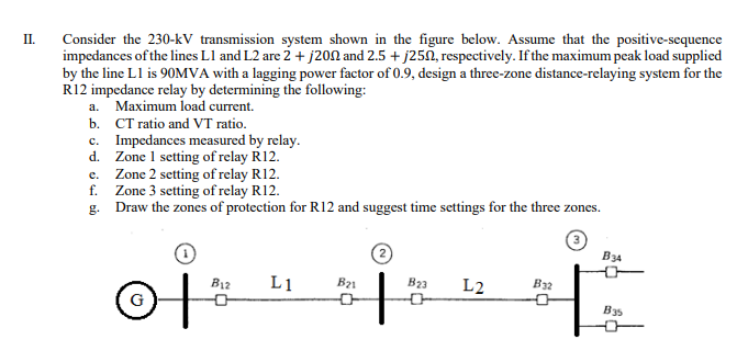 Solved Consider the 230−kV transmission system shown in the | Chegg.com Solved Consider the 230−kV transmission system shown in the | Chegg.com