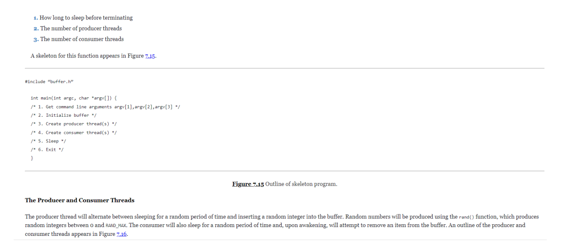 Solved Solve the following problem using POSIX pthread | Chegg.com