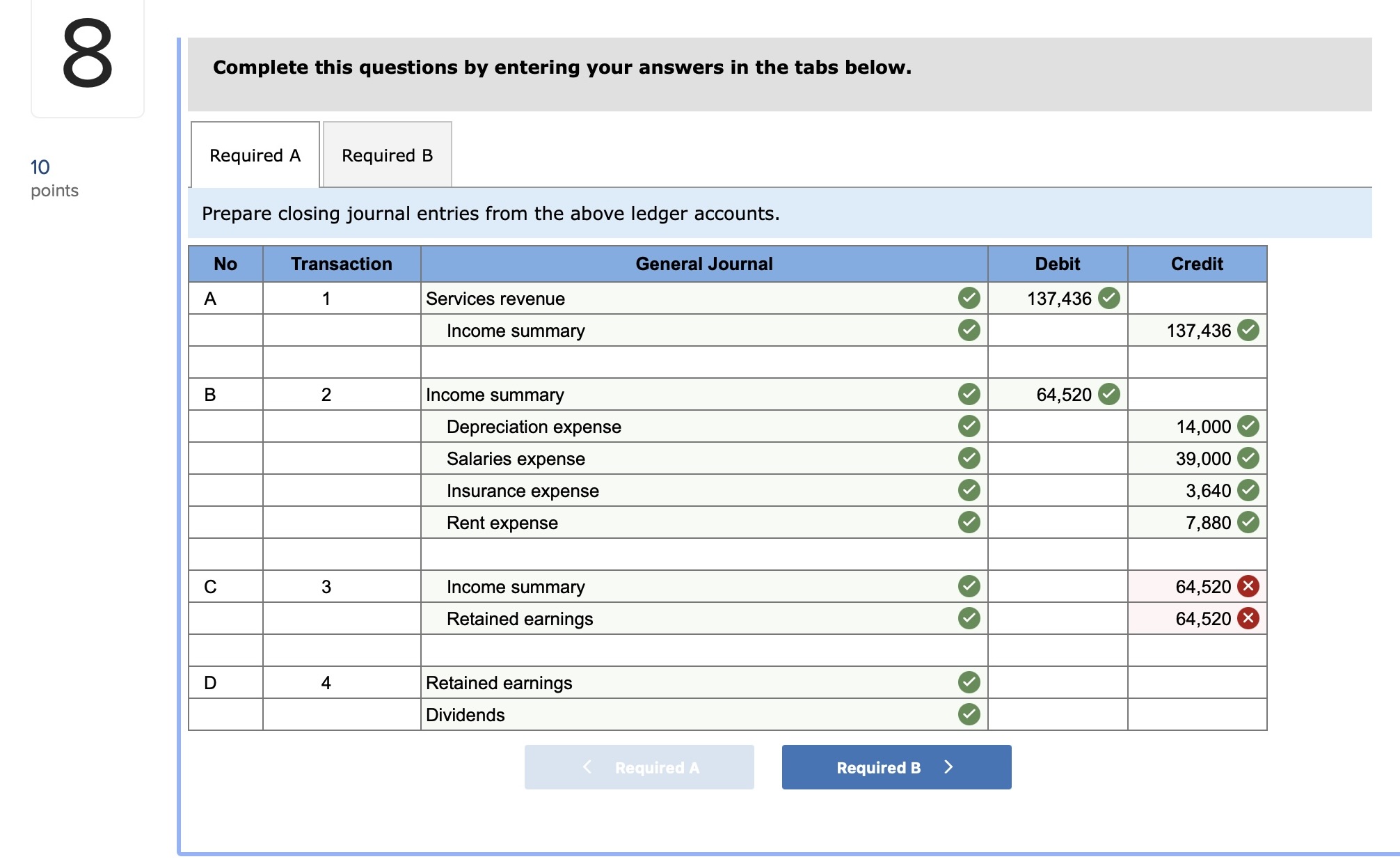 Solved Exercise 3-19 (Algo) Preparing and posting closing | Chegg.com