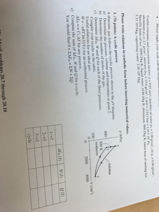 Solved Useful constants and conversion factors: g-9.81 m/s, | Chegg.com