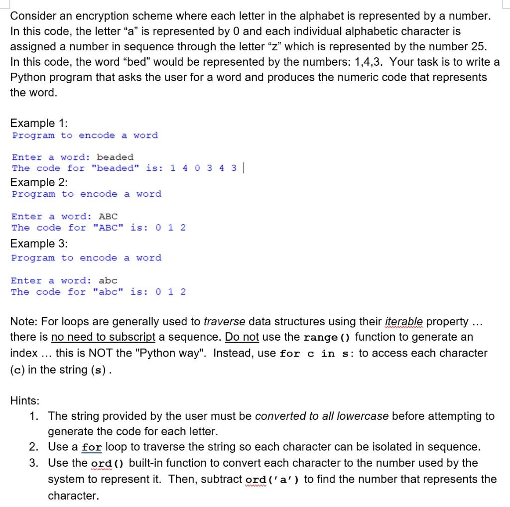 Solved Consider an encryption scheme where each letter in | Chegg.com