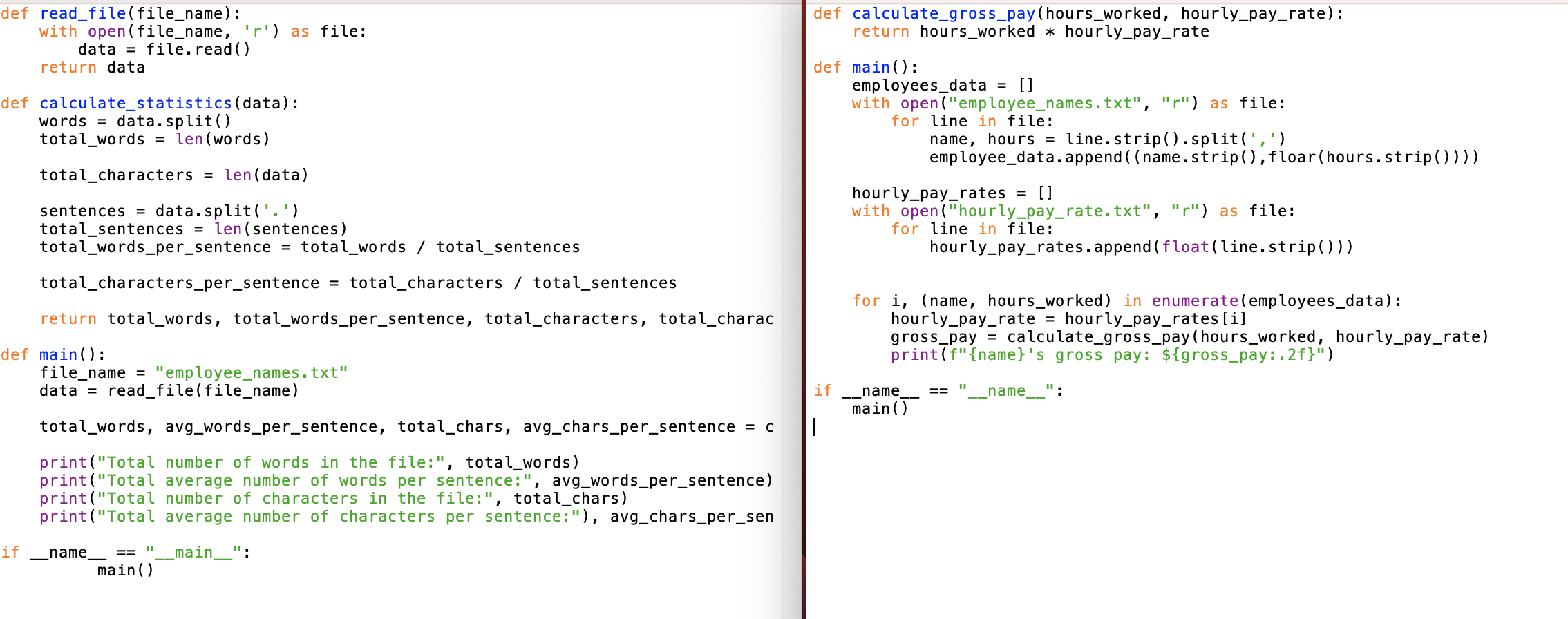 Solved 2. For each employee: a. Get the employee name from | Chegg.com