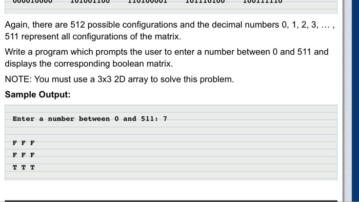 Solved Java Code For Begginers Binary Boolean 9888