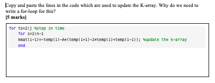 Solved Copy and paste the lines in the code which are used | Chegg.com