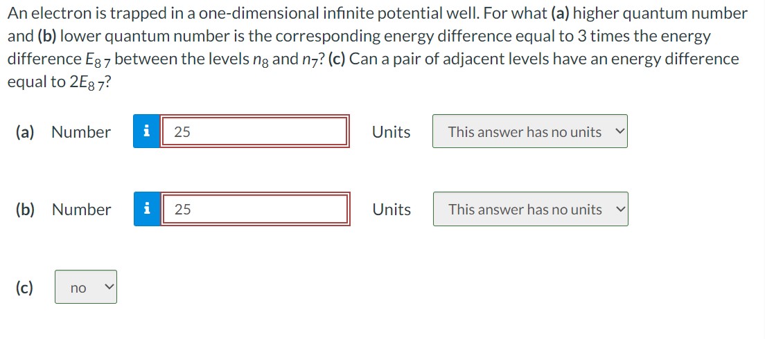Solved An electron is trapped in a one-dimensional infinite | Chegg.com