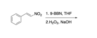 Solved NO, 1. 9-BBN, THE 2.H2O2, NaOH | Chegg.com