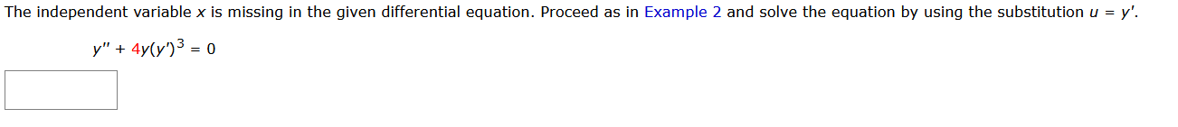 The independent variable x is missing in the given | Chegg.com
