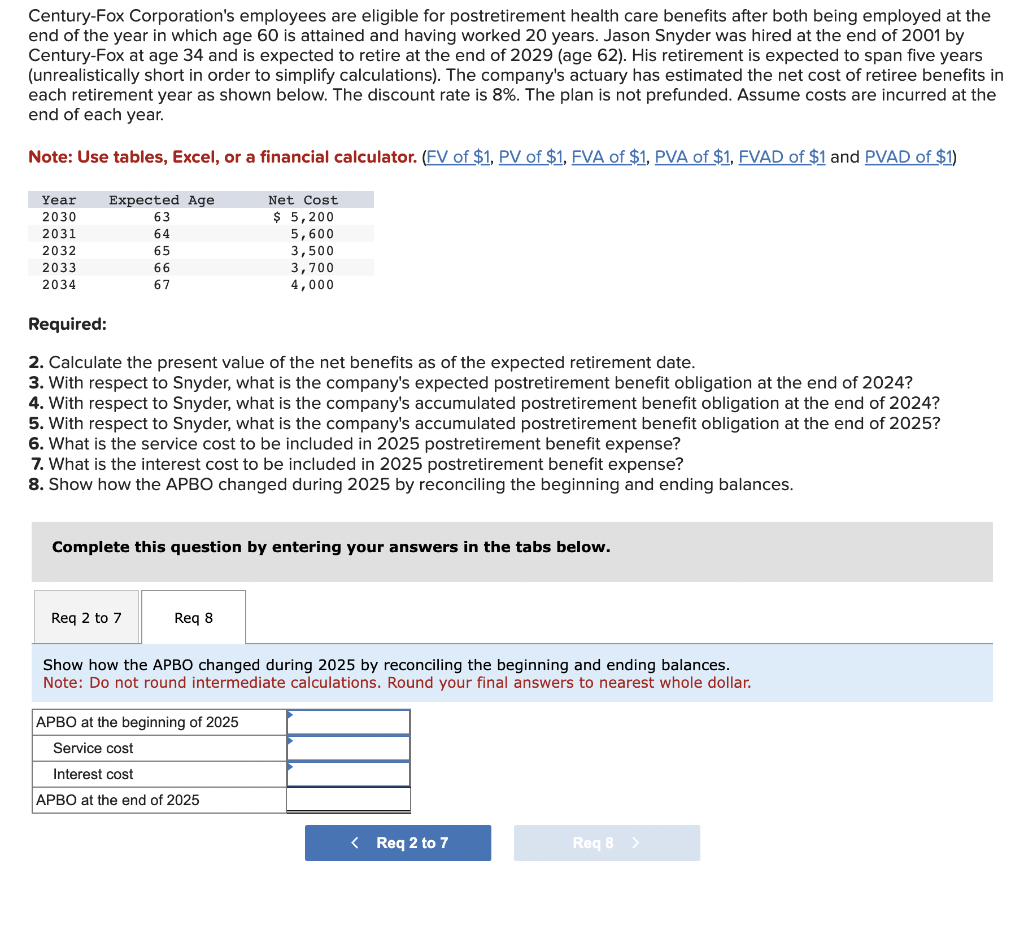 Required: 2. Calculate the present value of the net | Chegg.com