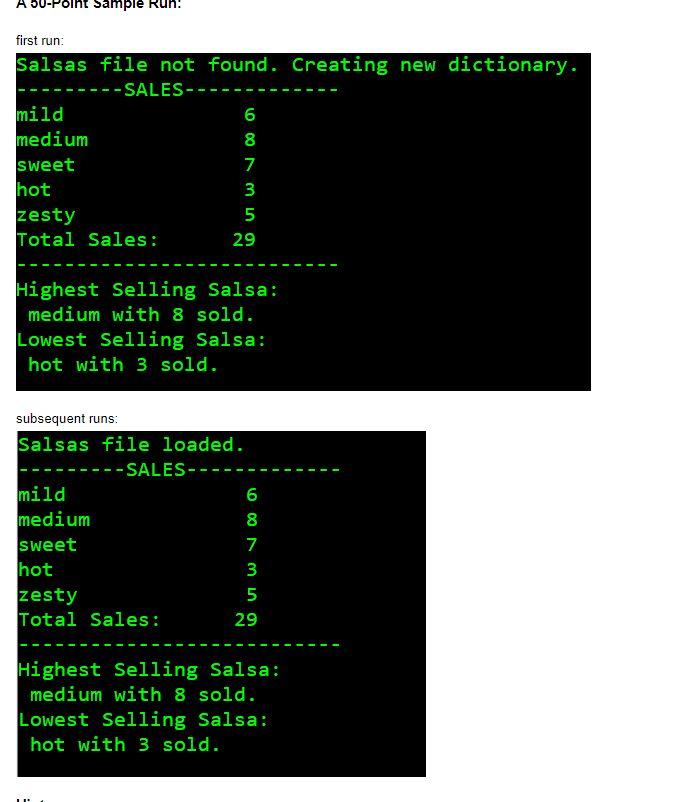 Solved Requirements: Write a program that keeps track of | Chegg.com