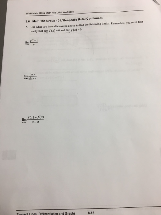 Solved WVU Math 129 & Math 155 Joint Workbook 8.6 Math 155 | Chegg.com