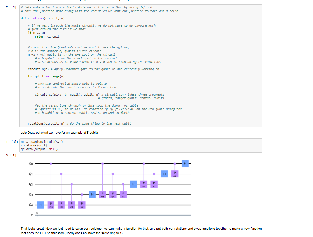 In [2]: # Lets make a fucntions called rotate we do | Chegg.com