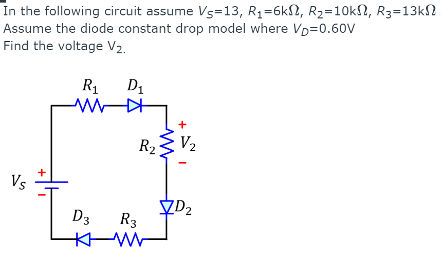 Solved In the following circuit assume | Chegg.com