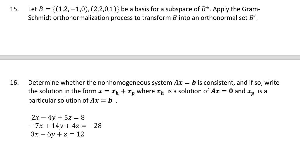 Solved 1. Write v as a linear combination of u1, U2, Uz if | Chegg.com