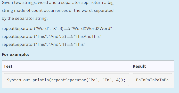 Solved Given two strings, word and a separator sep, return a | Chegg.com