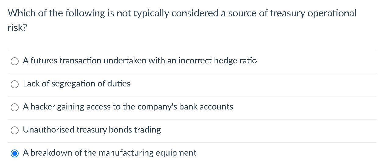 Solved Which of the following is not typically considered a | Chegg.com