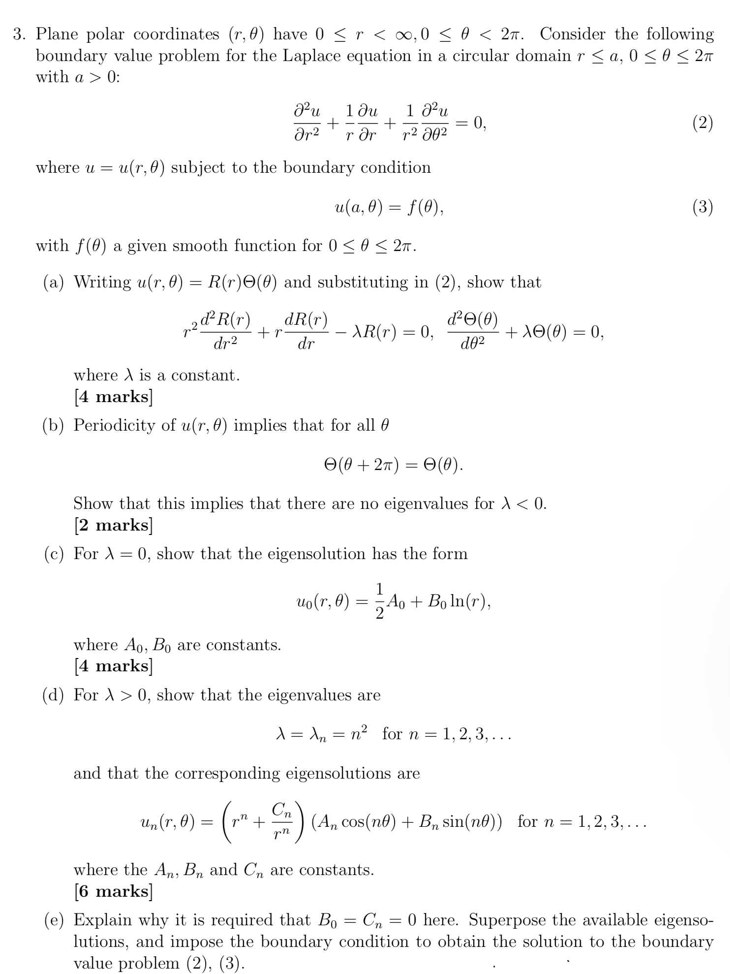 Solved 3. Plane polar coordinates (r,θ) have 0≤r