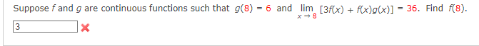 Solved Suppose f and g are continuous functions such that | Chegg.com