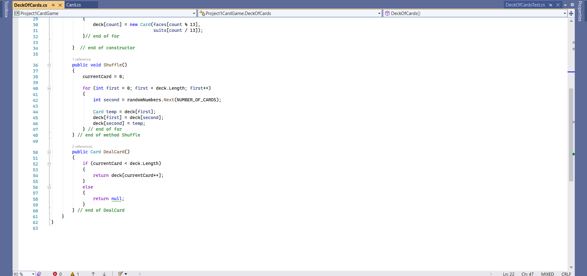 Solved Card Game in C# This application will function | Chegg.com