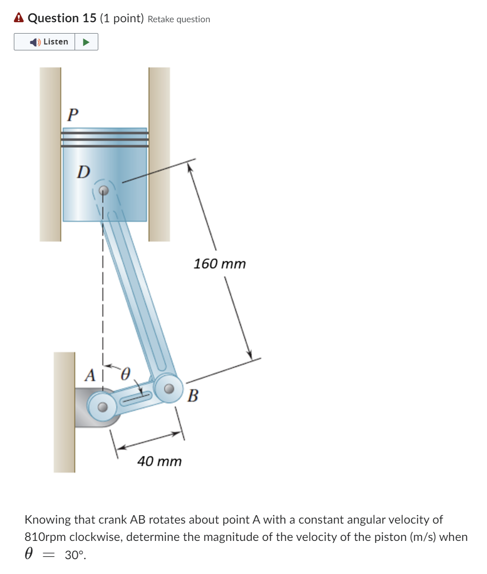 Solved A Question 15 (1 point) Retake question Knowing that | Chegg.com