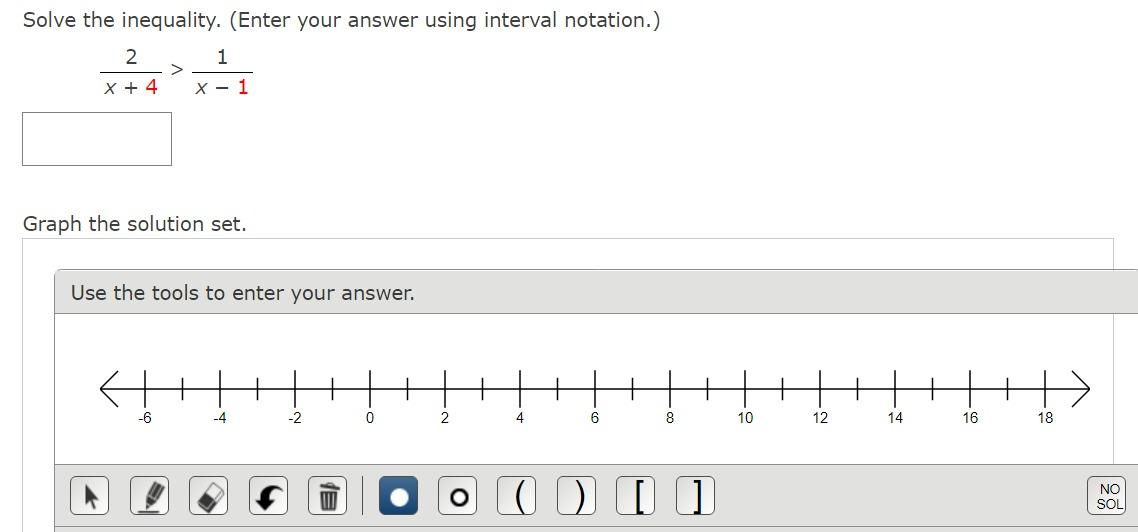 Solved Solve the inequality. (Enter your answer using | Chegg.com
