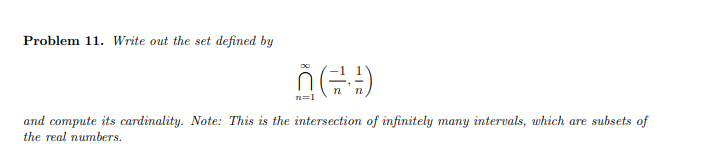 Solved Problem 11. ﻿Write out the set defined | Chegg.com