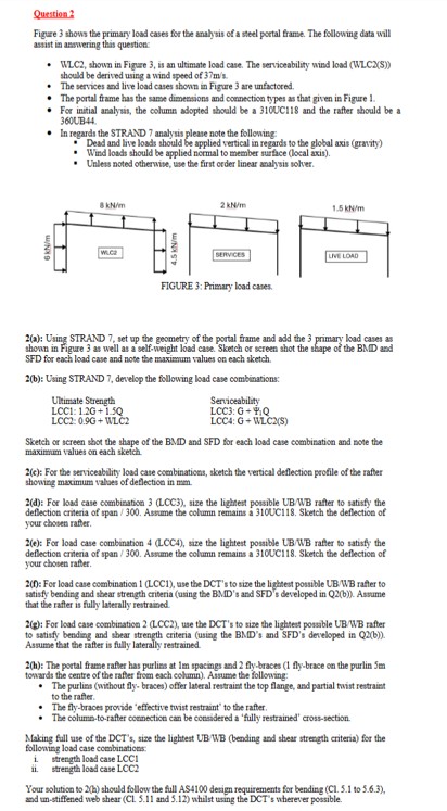 2(a): Using STRAND 7, ﻿set up the geometry of the | Chegg.com