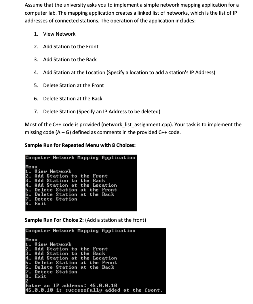 Solved #include #include #include | Chegg.com