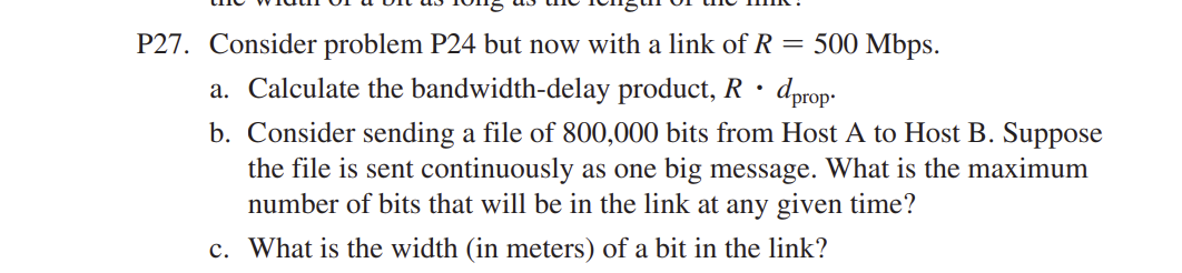 Solved P27. Consider problem P24 but now with a link of | Chegg.com