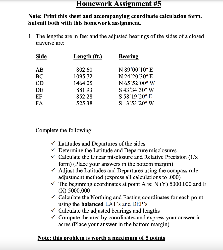 Solved Homework Assignment #5 Note: Print this sheet and | Chegg.com