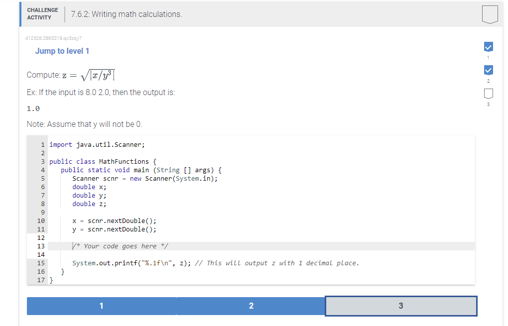 Solved \begin{tabular}{l|l} CHALLENGE & 7.6.2: Writing math | Chegg.com