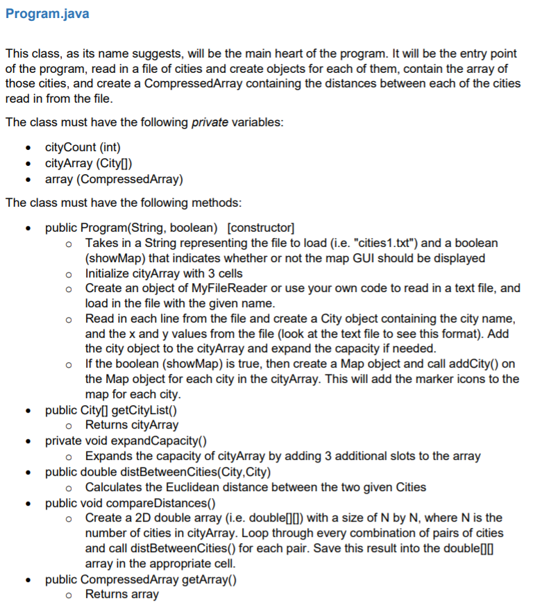 Solved Need Help creating this class Please! **Java | Chegg.com