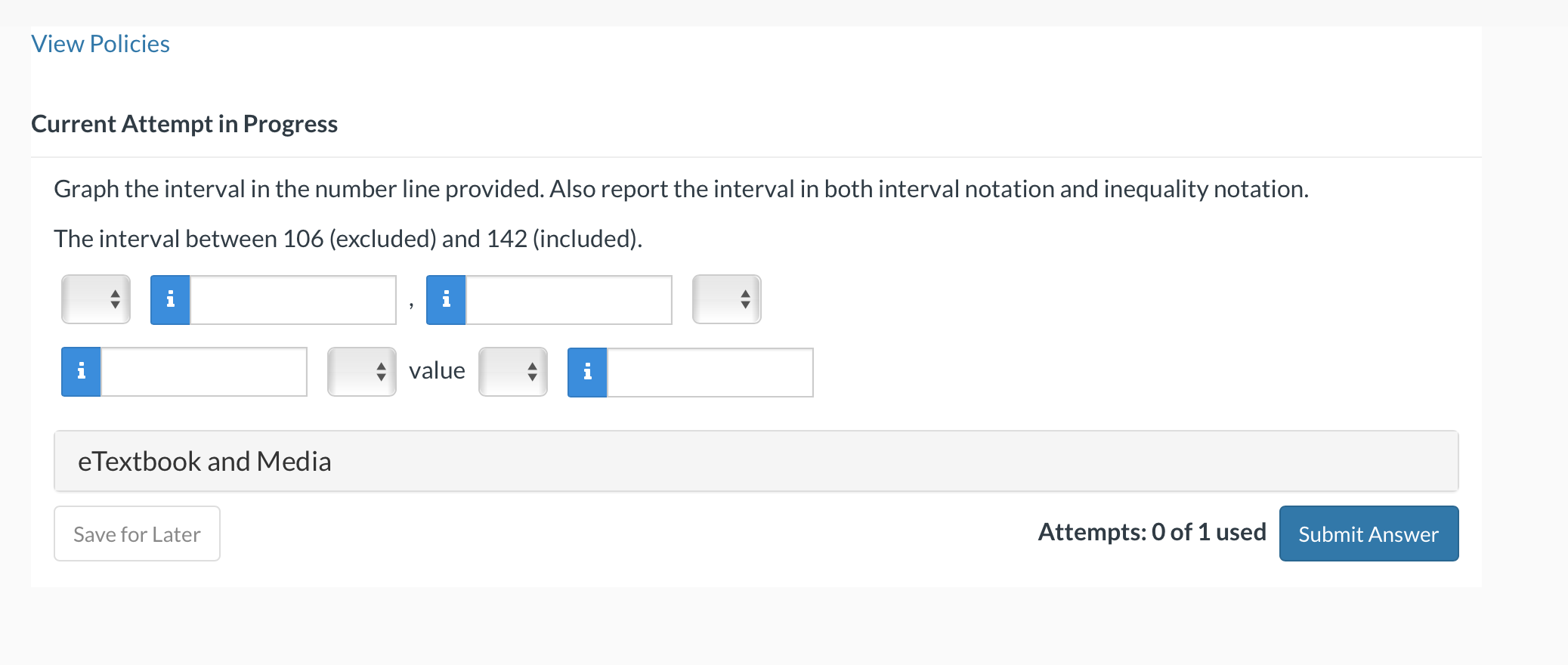 Solved graph the interval in the number line provided. Also | Chegg.com