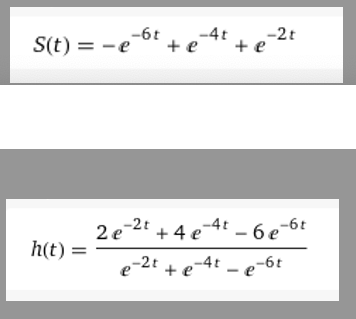 Solved I have the following equation for survival and | Chegg.com
