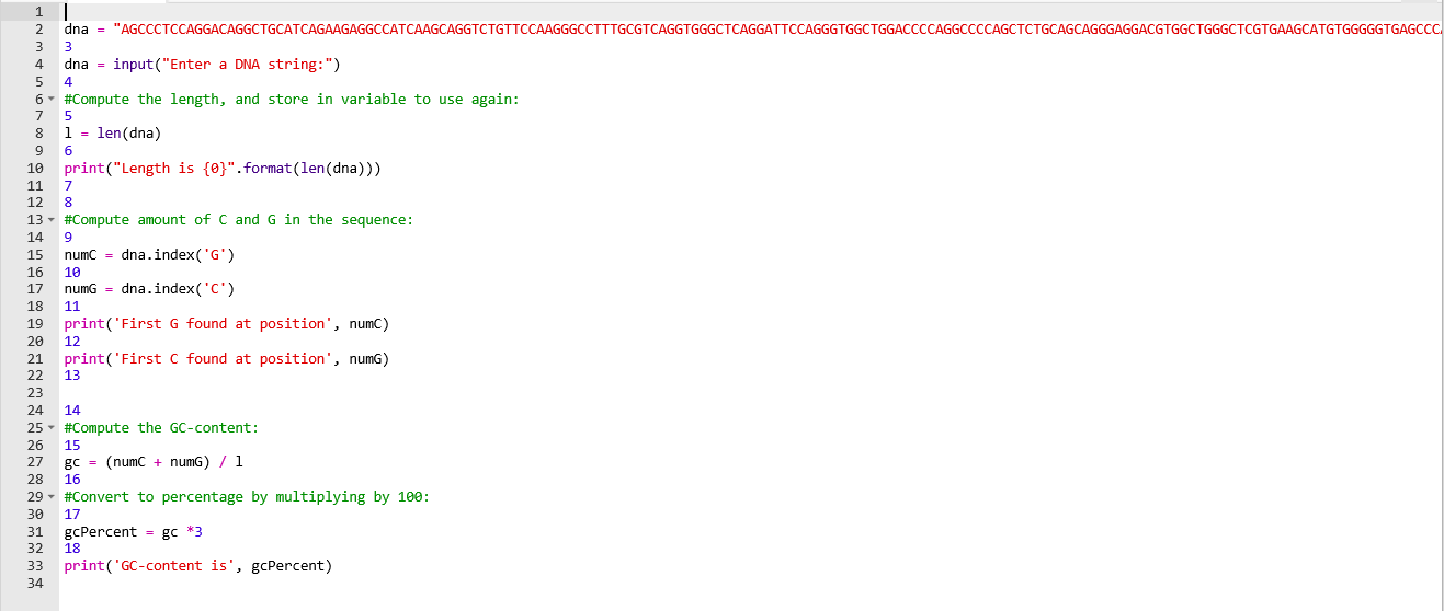 Solved Write A Program That Prompts The User For A Dna 