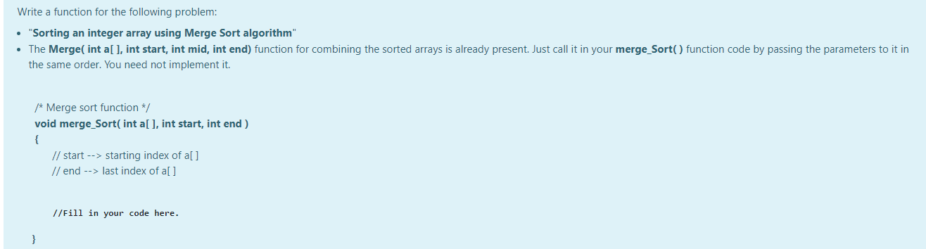 Solved Write a function for the following problem: - | Chegg.com