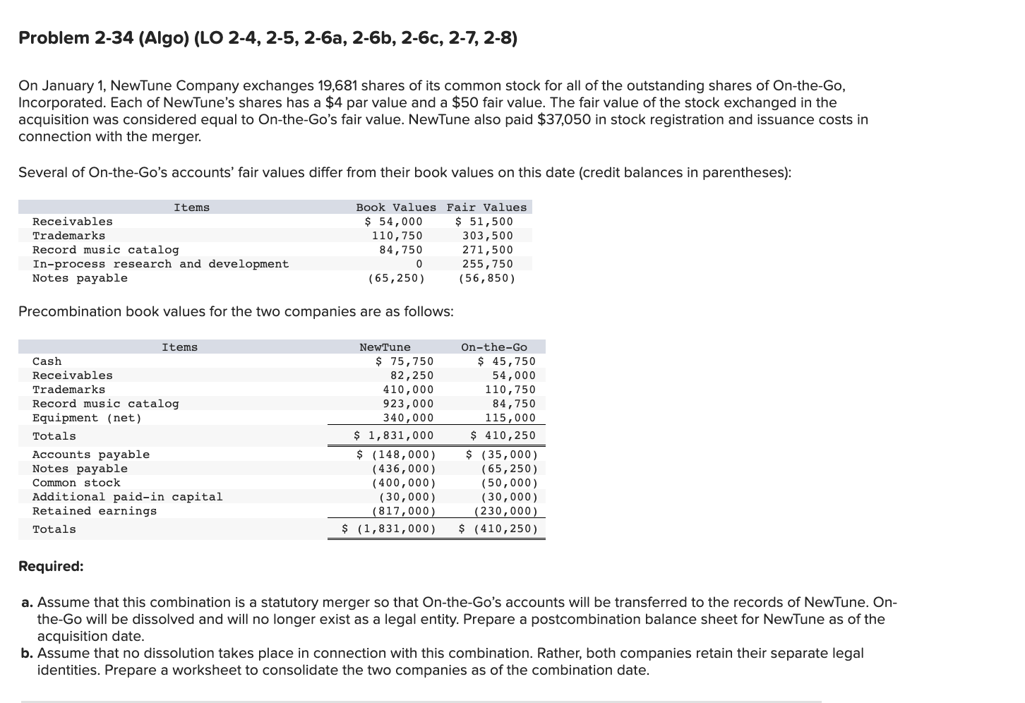 Solved Problem 2-34 (Algo) (LO 2-4, 2-5, 2-6a, 2-6b, 2-6c, | Chegg.com Solved Problem 2-34 (Algo) (LO 2-4, 2-5, 2-6a, 2-6b, 2-6c, | Chegg.com