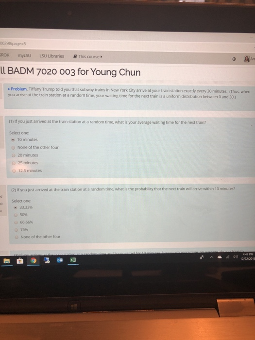 Solved 00298ipage-5 ROK myLSU LSU Libraries This course LL | Chegg.com