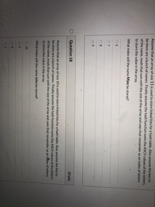 Solved Question 15 10 Pts Following Tree Traversal Methods Visits Root Node Last Preorder