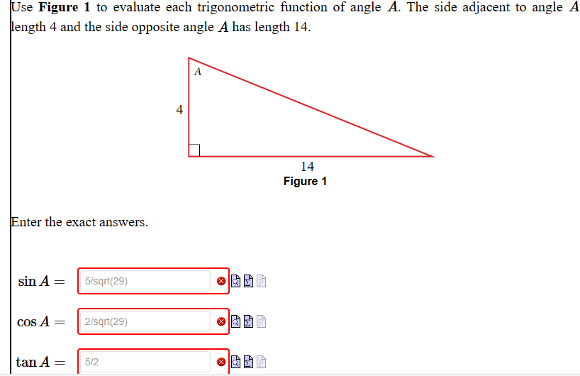 Solved Use Figure 1 to evaluate each trigonometric function | Chegg.com