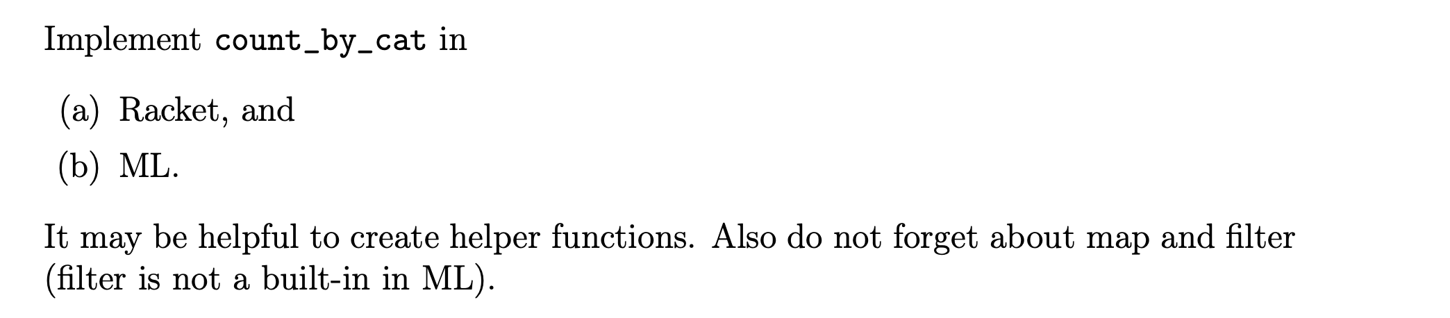 Solved (10pt) Consider a list where every element is a | Chegg.com