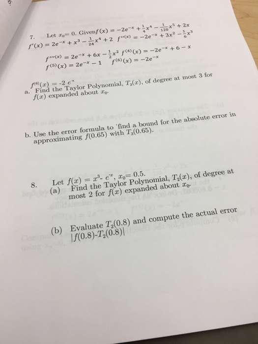Solved 1. Define absolute and relative error. Compute the | Chegg.com
