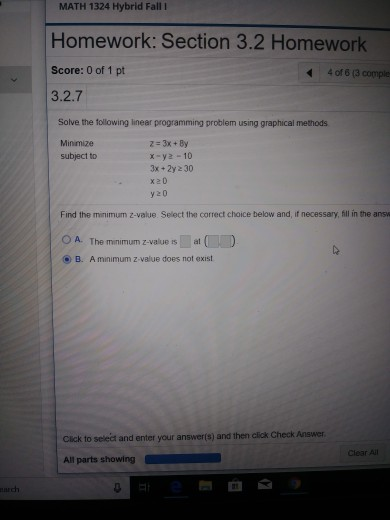 Solved Math 1324 Hybrid Falli Homework Section 3 2 Homework
