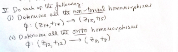Solved I Do each of the following: (1) Determine all the | Chegg.com