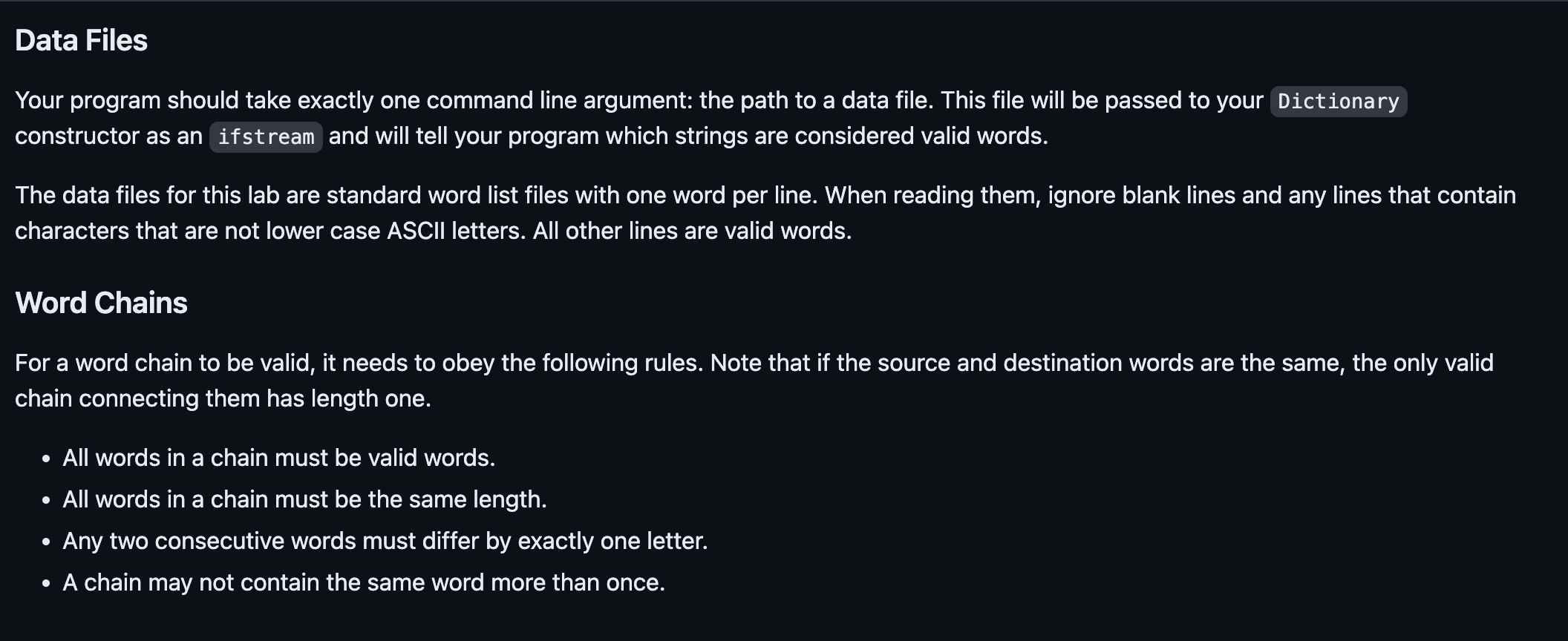 Solved Create The Dictionary Cpp File In C That Is Needed