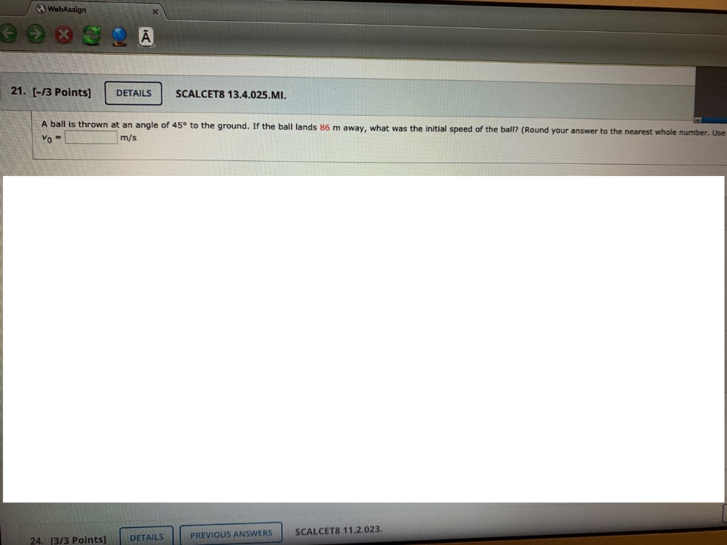 Solved WebAssign 21. [-13 Points] DETAILS SCALCET8 | Chegg.com