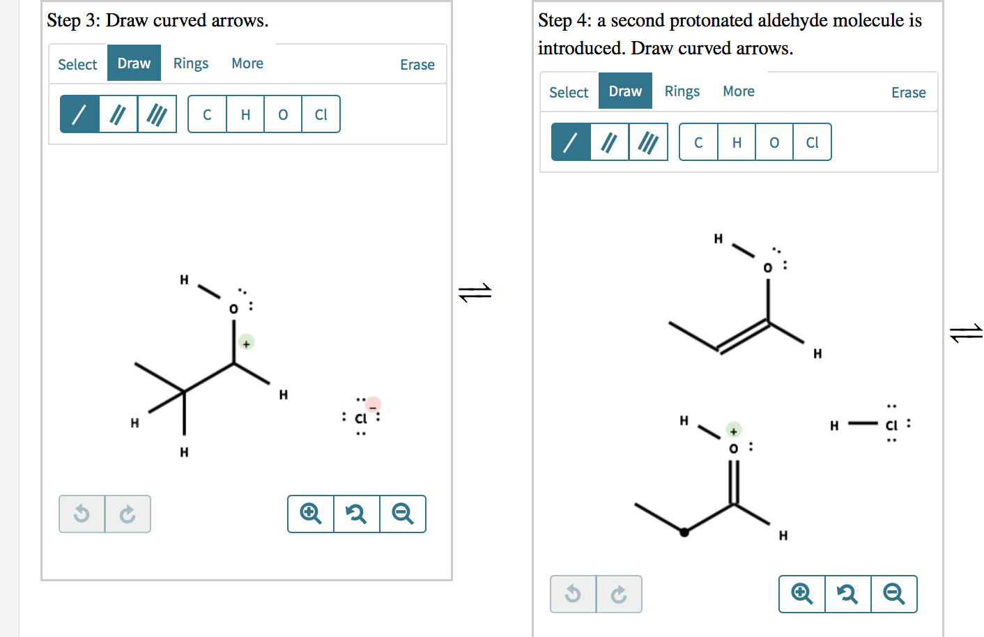 Solved Please draw mechanisms exactly like the pictures and | Chegg.com