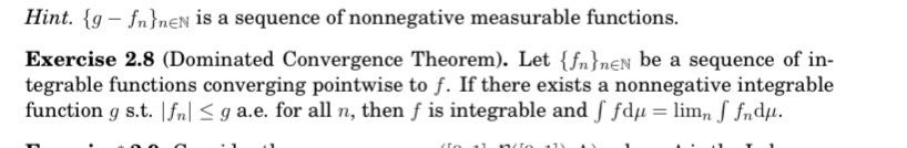 Solved Hint. {9 - fn}nen is a sequence of nonnegative | Chegg.com
