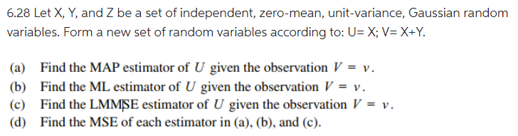 Solved 628 Let Xy And Z Be A Set Of Independent